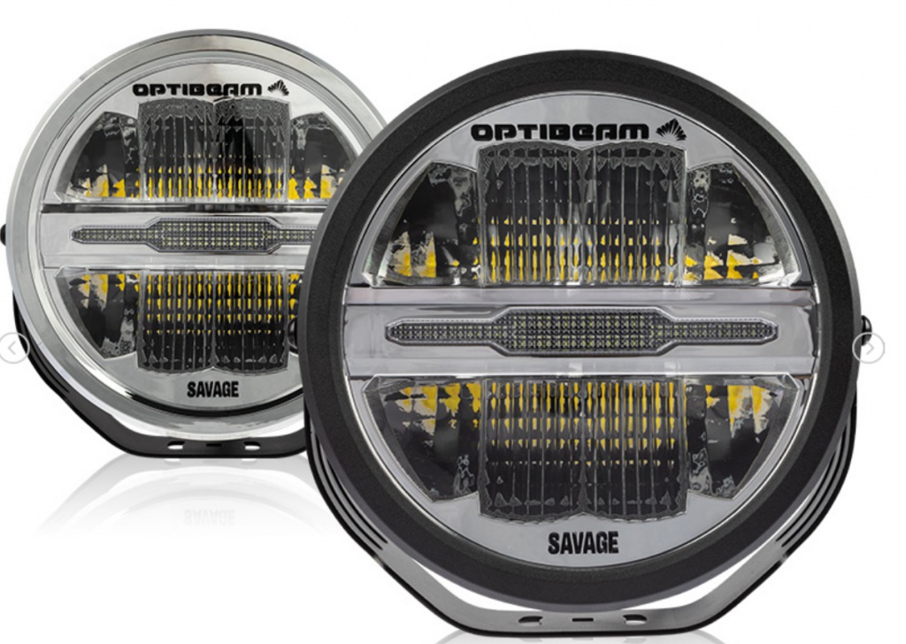 LED tālās gaismas papildlukturis OPTIBEAM Savage 9